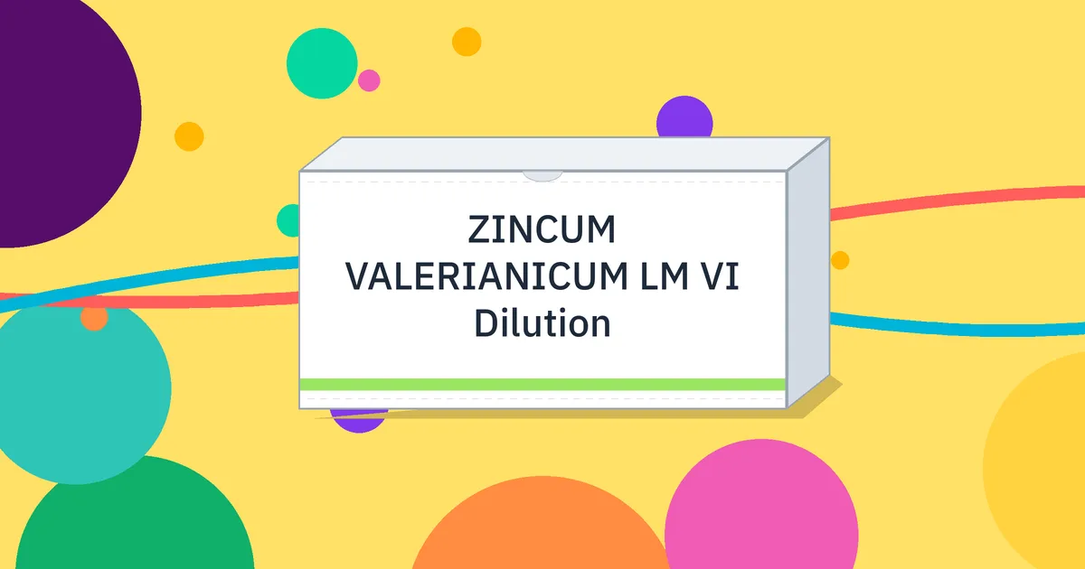 Symbolbild: Packung mit der Aufschrift ZINCUM VALERIANICUM LM VI Dilution (PZN 02669316) – Verfügbarkeit und Bezug in Apotheken in Frankfurt am Main