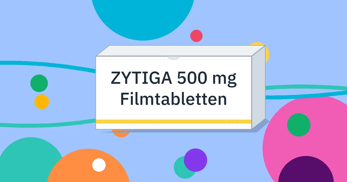 Symbolbild: Packung mit der Aufschrift ZYTIGA 500 mg Filmtabletten (PZN 14308144) – Verfügbarkeit und Bezug in Apotheken in Frankfurt am Main