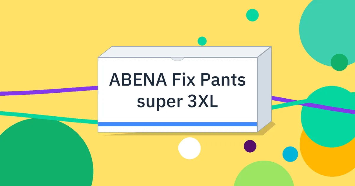 Symbolbild: Packung mit der Aufschrift ABENA Fix Pants super 3XL (PZN 18161761) – Verfügbarkeit und Bezug in Apotheken in Frankfurt am Main