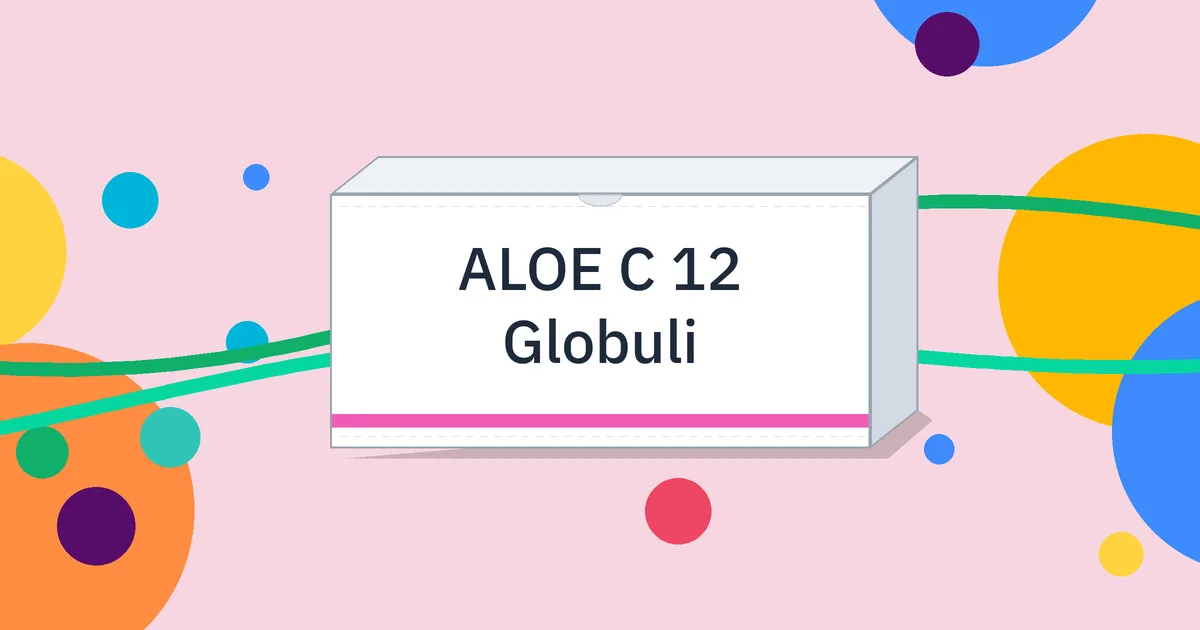 Symbolbild: Packung mit der Aufschrift ALOE C 12 Globuli (PZN 07454276) – Verfügbarkeit und Bezug in Apotheken in Frankfurt am Main