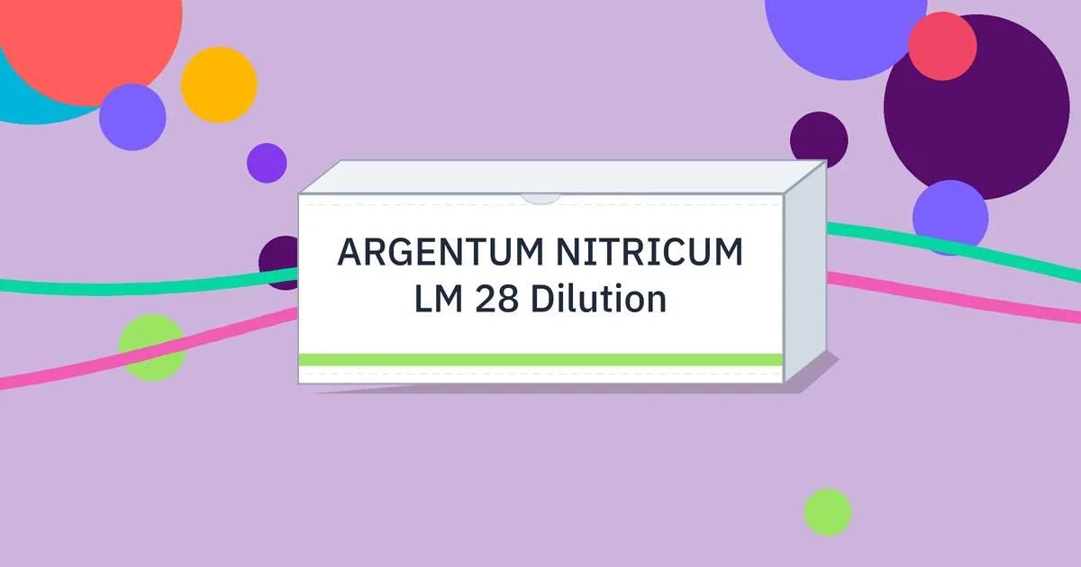 Symbolbild: Packung mit der Aufschrift ARGENTUM NITRICUM LM 28 Dilution (PZN 12768858) – Verfügbarkeit und Bezug in Apotheken in Frankfurt am Main
