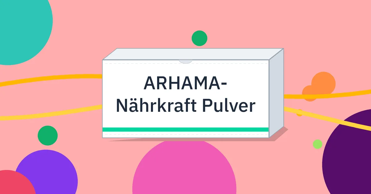 Symbolbild: Packung mit der Aufschrift ARHAMA-Nährkraft Pulver (PZN 00023739) – Verfügbarkeit und Bezug in Apotheken in Frankfurt am Main