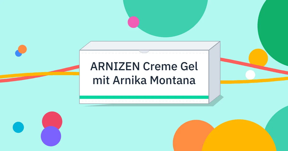 Symbolbild: Packung mit der Aufschrift ARNIZEN Creme Gel mit Arnika Montana (PZN 11074846) – Verfügbarkeit und Bezug in Apotheken in Frankfurt am Main