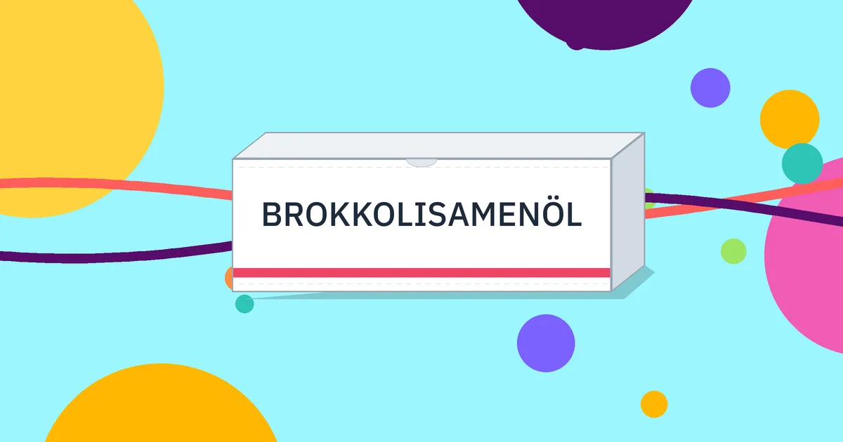 Symbolbild: Packung mit der Aufschrift BROKKOLISAMENÖL (PZN 19657429) – Verfügbarkeit und Bezug in Apotheken in Frankfurt am Main