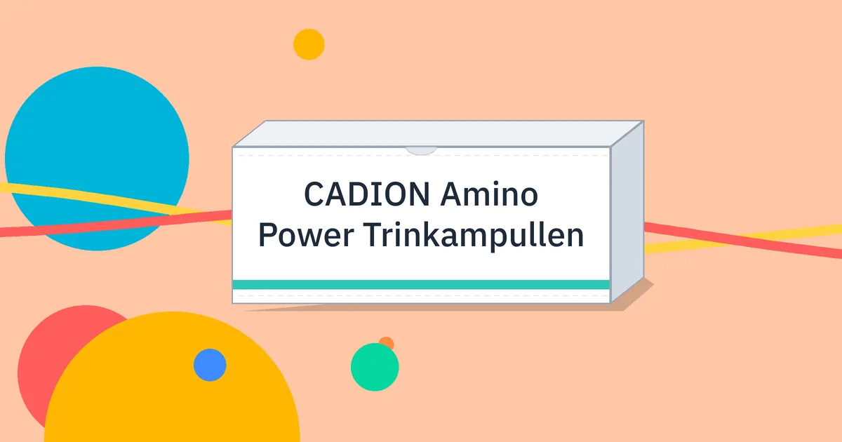 Symbolbild: Packung mit der Aufschrift CADION Amino Power Trinkampullen (PZN 00408505) – Verfügbarkeit und Bezug in Apotheken in Frankfurt am Main