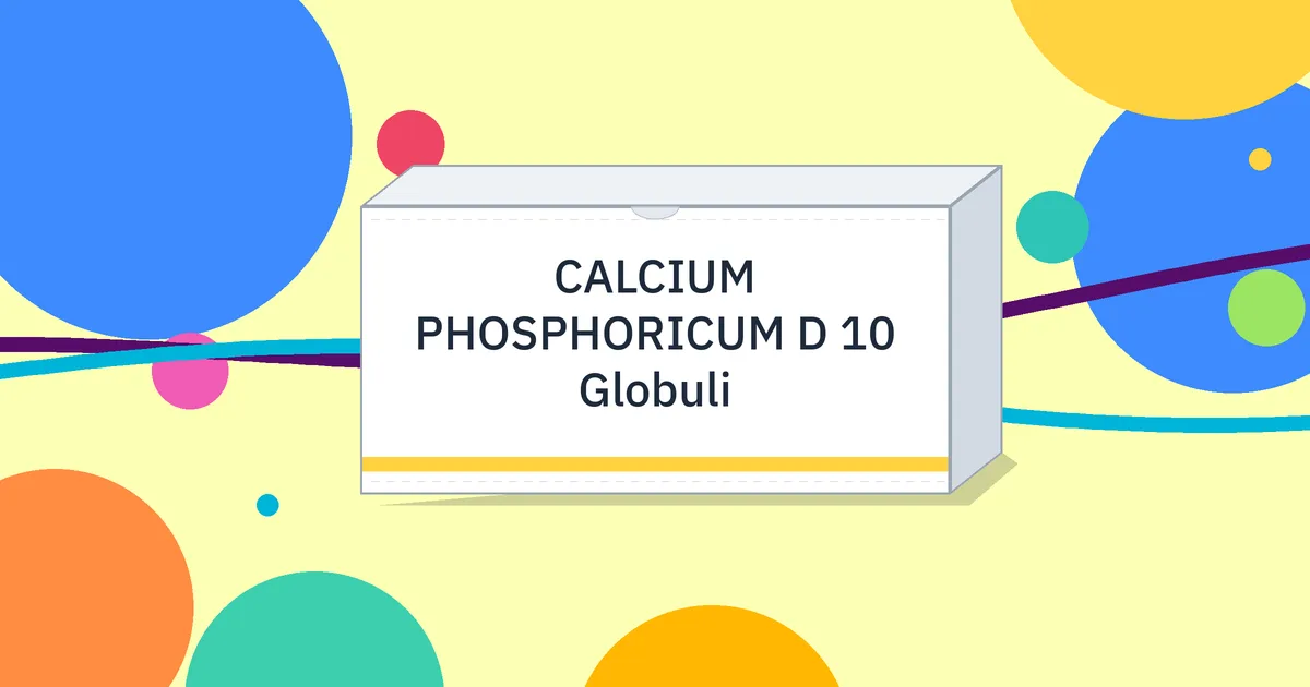 Symbolbild: Packung mit der Aufschrift CALCIUM PHOSPHORICUM D 10 Globuli (PZN 02801365) – Verfügbarkeit und Bezug in Apotheken in Frankfurt am Main