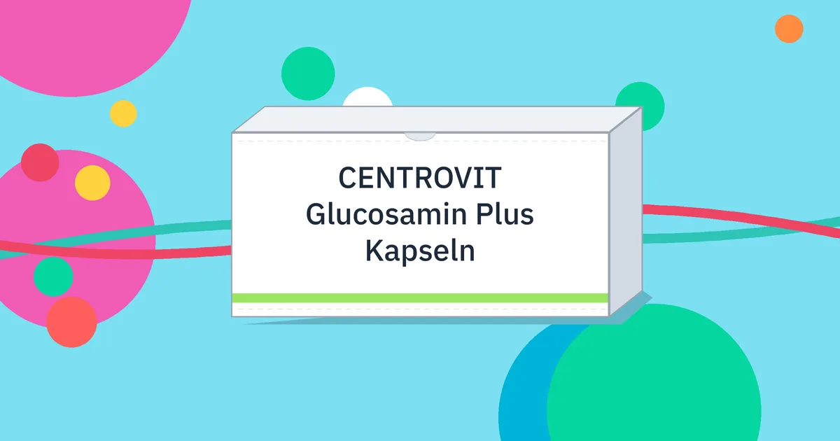 Symbolbild: Packung mit der Aufschrift CENTROVIT Glucosamin Plus Kapseln (PZN 19183747) – Verfügbarkeit und Bezug in Apotheken in Frankfurt am Main
