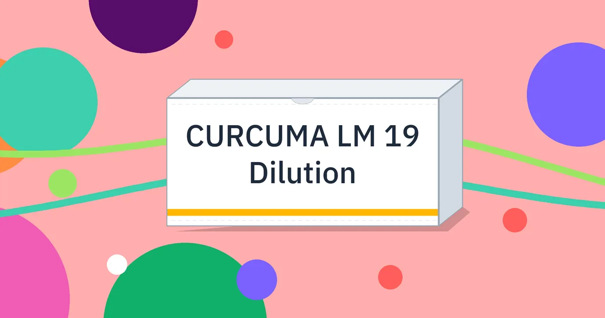 Symbolbild: Packung mit der Aufschrift CURCUMA LM 19 Dilution (PZN 12840047) – Verfügbarkeit und Bezug in Apotheken in Frankfurt am Main