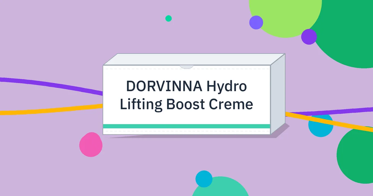 Symbolbild: Packung mit der Aufschrift DORVINNA Hydro Lifting Boost Creme (PZN 16578853) – Verfügbarkeit und Bezug in Apotheken in Frankfurt am Main