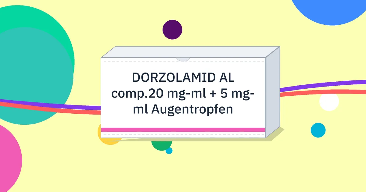Symbolbild: Packung mit der Aufschrift DORZOLAMID AL comp.20 mg-ml + 5 mg-ml Augentropfen (PZN 18083570) – Verfügbarkeit und Bezug in Apotheken in Frankfurt am Main