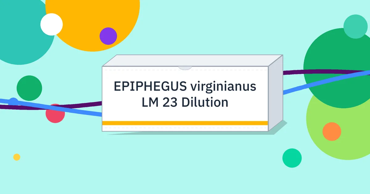 Symbolbild: Packung mit der Aufschrift EPIPHEGUS virginianus LM 23 Dilution (PZN 13472700) – Verfügbarkeit und Bezug in Apotheken in Frankfurt am Main