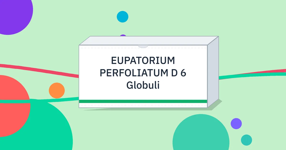 Symbolbild: Packung mit der Aufschrift EUPATORIUM PERFOLIATUM D 6 Globuli (PZN 00908395) – Verfügbarkeit und Bezug in Apotheken in Frankfurt am Main