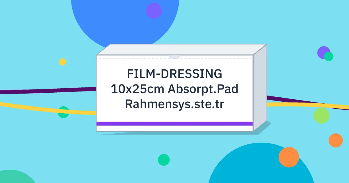 Symbolbild: Packung mit der Aufschrift FILM-DRESSING 10x25cm Absorpt.Pad Rahmensys.ste.tr (PZN 19509077) – Verfügbarkeit und Bezug in Apotheken in Frankfurt am Main