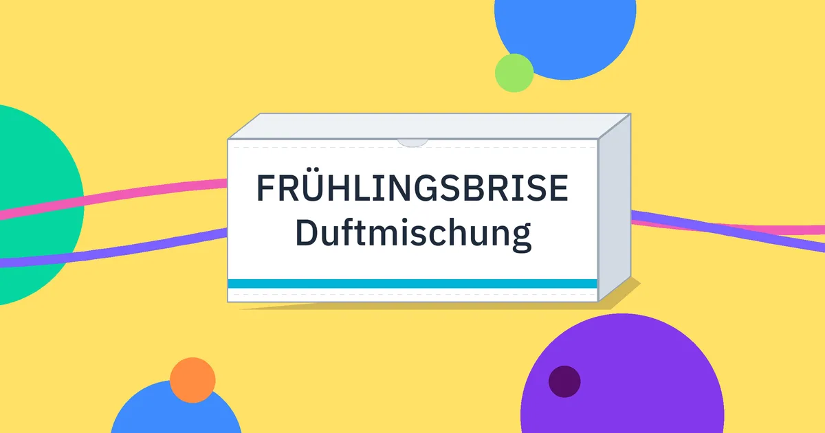 Symbolbild: Packung mit der Aufschrift FRÜHLINGSBRISE Duftmischung (PZN 19774796) – Verfügbarkeit und Bezug in Apotheken in Frankfurt am Main