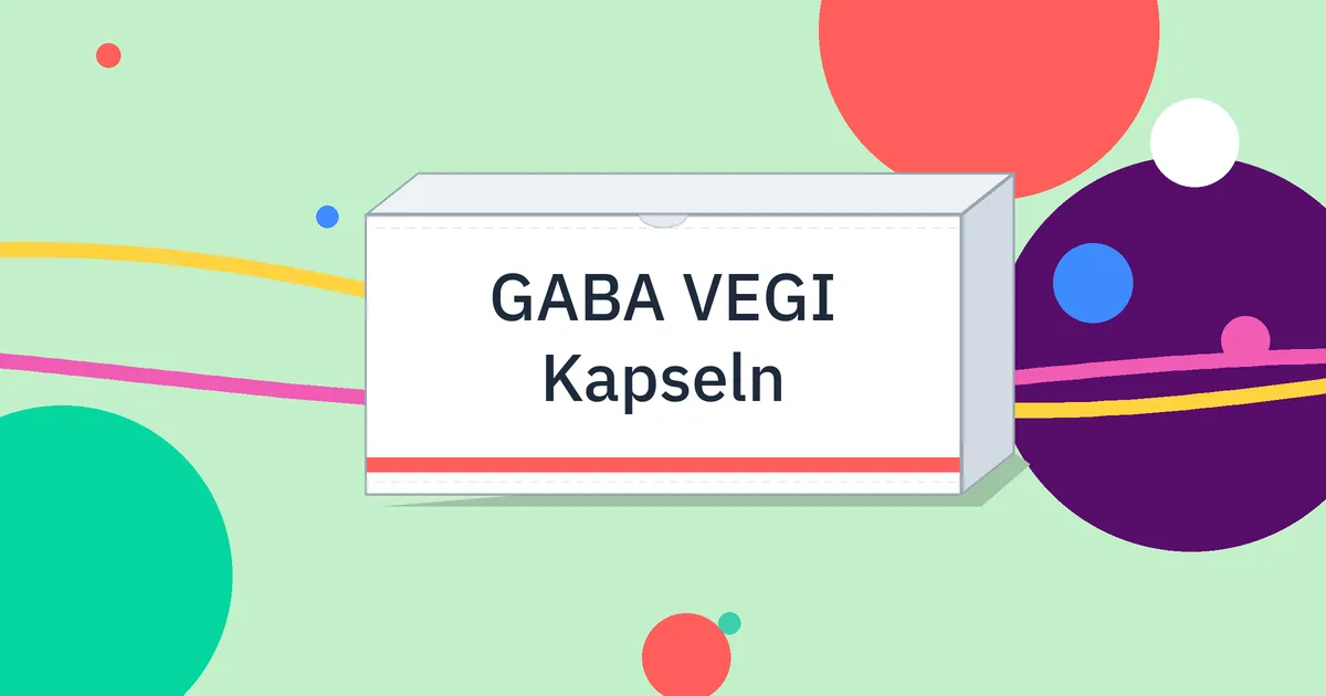 Symbolbild: Packung mit der Aufschrift GABA VEGI Kapseln (PZN 01084996) – Verfügbarkeit und Bezug in Apotheken in Frankfurt am Main
