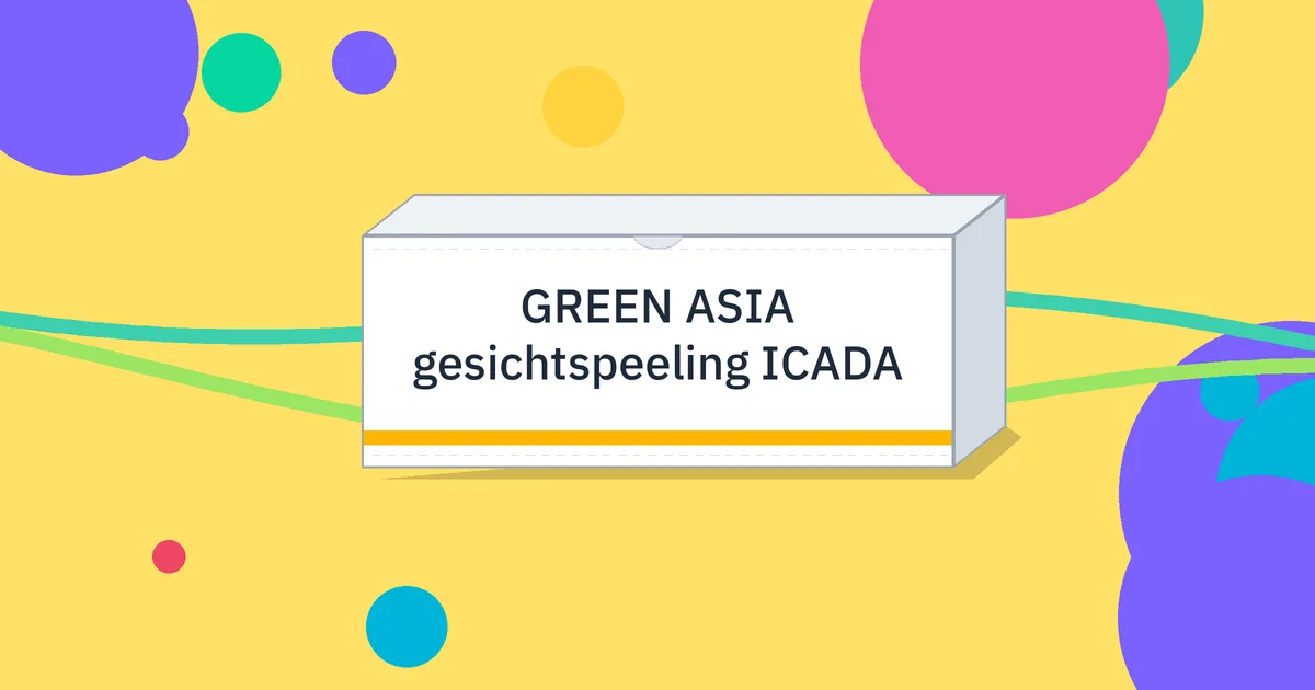 Symbolbild: Packung mit der Aufschrift GREEN ASIA gesichtspeeling ICADA (PZN 17292343) – Verfügbarkeit und Bezug in Apotheken in Frankfurt am Main