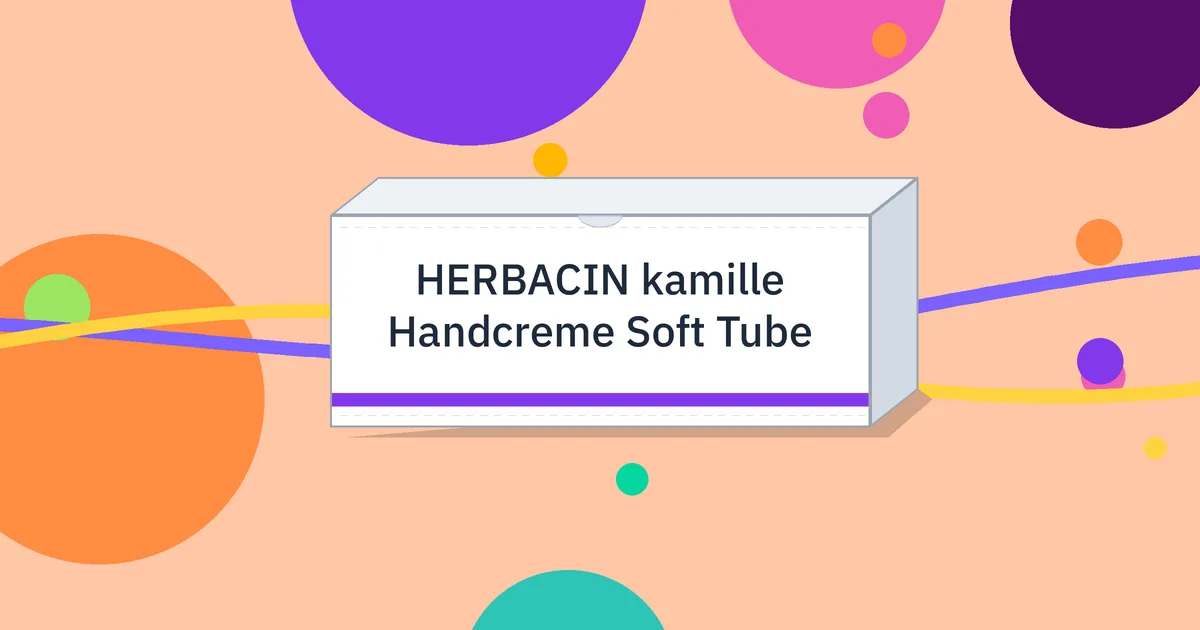 Symbolbild: Packung mit der Aufschrift HERBACIN kamille Handcreme Soft Tube (PZN 10345119) – Verfügbarkeit und Bezug in Apotheken in Frankfurt am Main