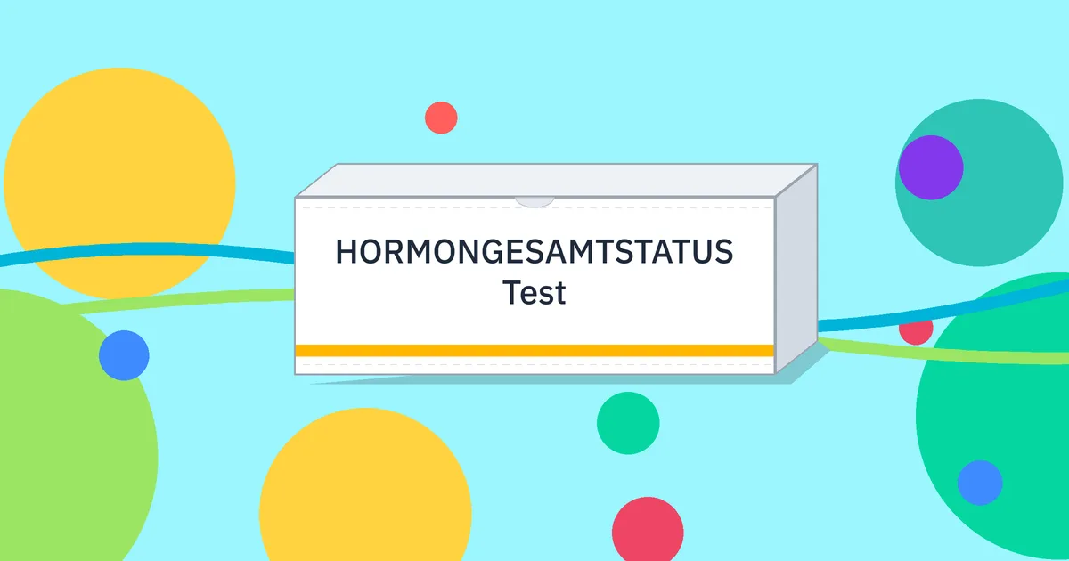 Symbolbild: Packung mit der Aufschrift HORMONGESAMTSTATUS Test (PZN 15425739) – Verfügbarkeit und Bezug in Apotheken in Frankfurt am Main