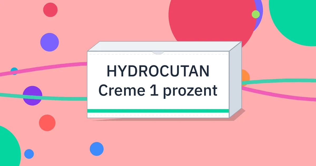 Symbolbild: Packung mit der Aufschrift HYDROCUTAN Creme 1 prozent (PZN 06577031) – Verfügbarkeit und Bezug in Apotheken in Frankfurt am Main