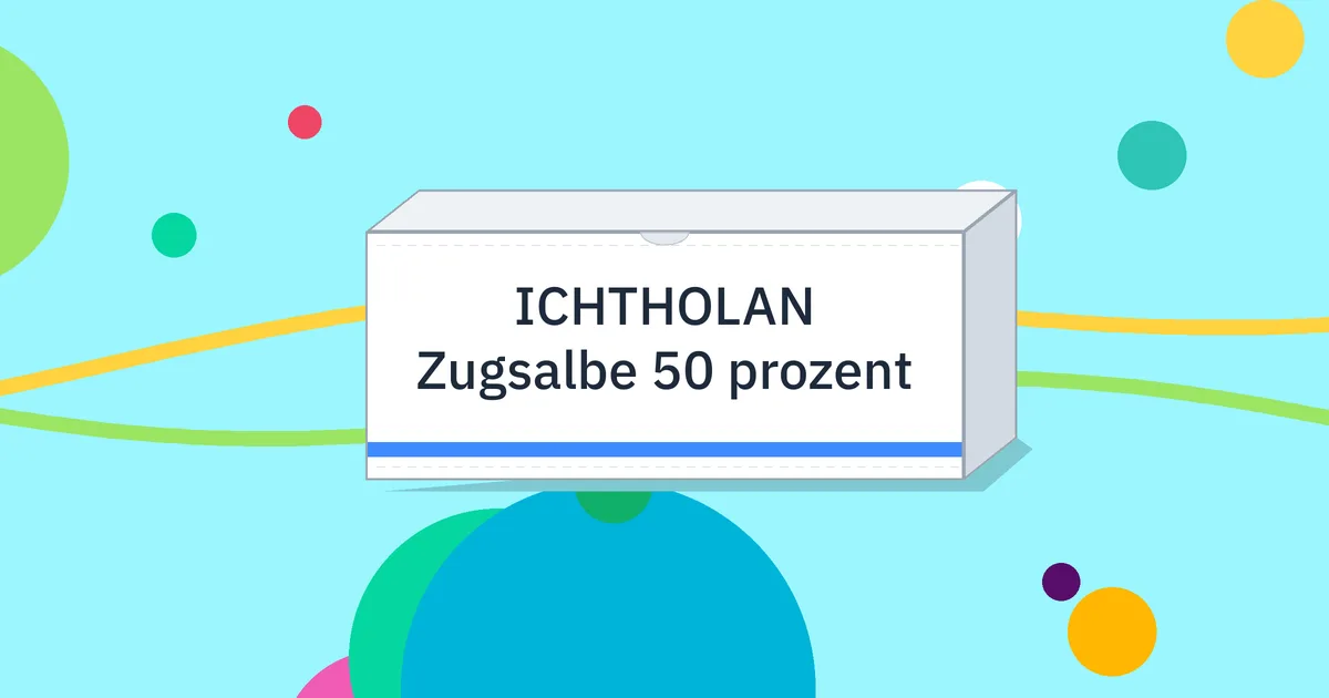 Symbolbild: Packung mit der Aufschrift ICHTHOLAN Zugsalbe 50 prozent (PZN 19093961) – Verfügbarkeit und Bezug in Apotheken in Frankfurt am Main