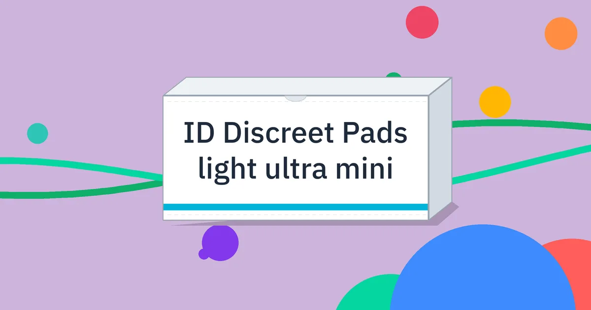 Symbolbild: Packung mit der Aufschrift ID Discreet Pads light ultra mini (PZN 19489920) – Verfügbarkeit und Bezug in Apotheken in Frankfurt am Main