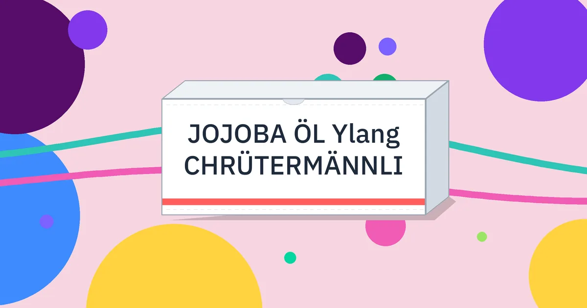 Symbolbild: Packung mit der Aufschrift JOJOBA ÖL Ylang CHRÜTERMÄNNLI (PZN 00087610) – Verfügbarkeit und Bezug in Apotheken in Frankfurt am Main