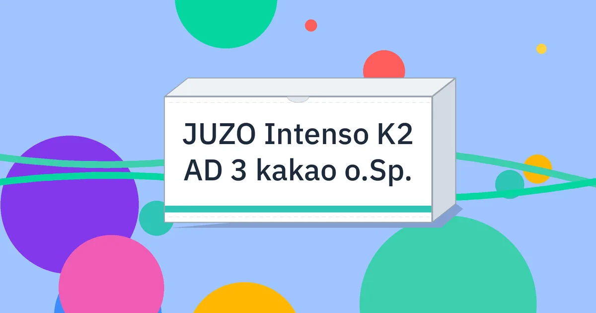 Symbolbild: Packung mit der Aufschrift JUZO Intenso K2 AD 3 kakao o.Sp. (PZN 18617149) – Verfügbarkeit und Bezug in Apotheken in Frankfurt am Main