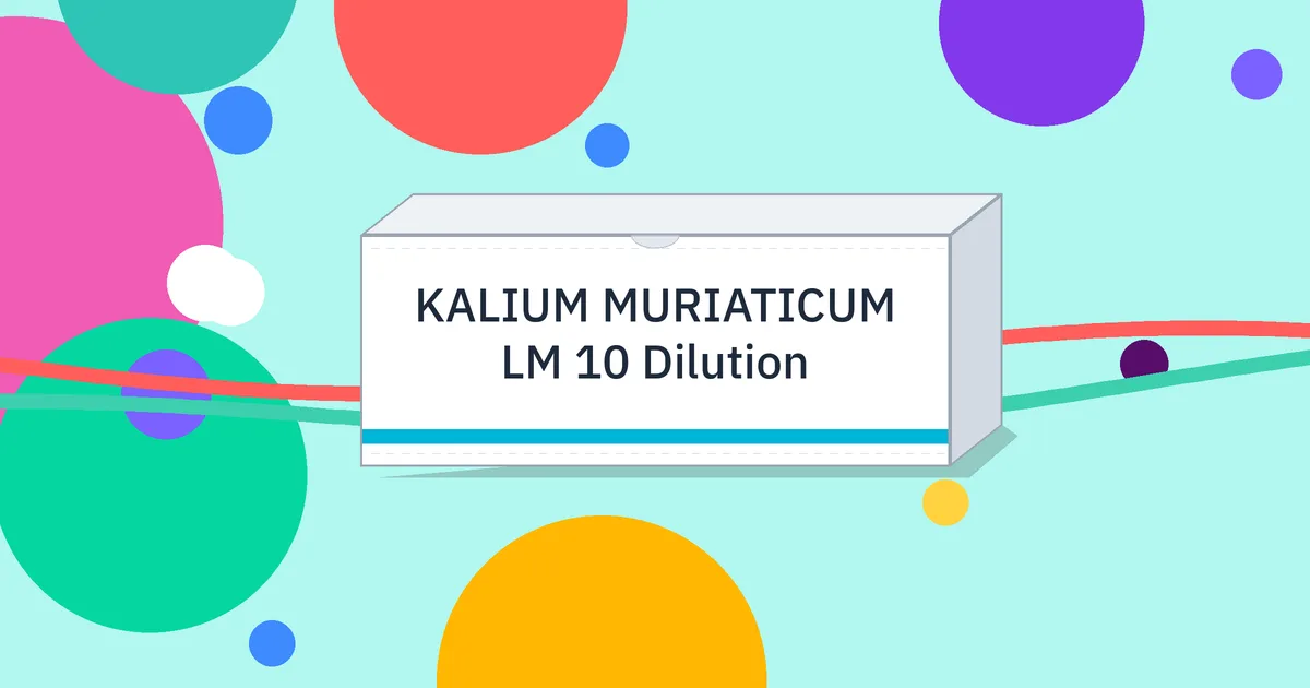 Symbolbild: Packung mit der Aufschrift KALIUM MURIATICUM LM 10 Dilution (PZN 12922839) – Verfügbarkeit und Bezug in Apotheken in Frankfurt am Main