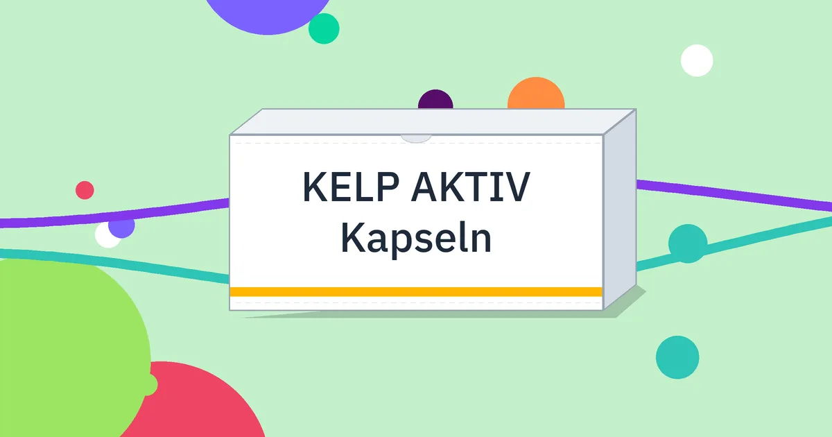 Symbolbild: Packung mit der Aufschrift KELP AKTIV Kapseln (PZN 13946291) – Verfügbarkeit und Bezug in Apotheken in Frankfurt am Main