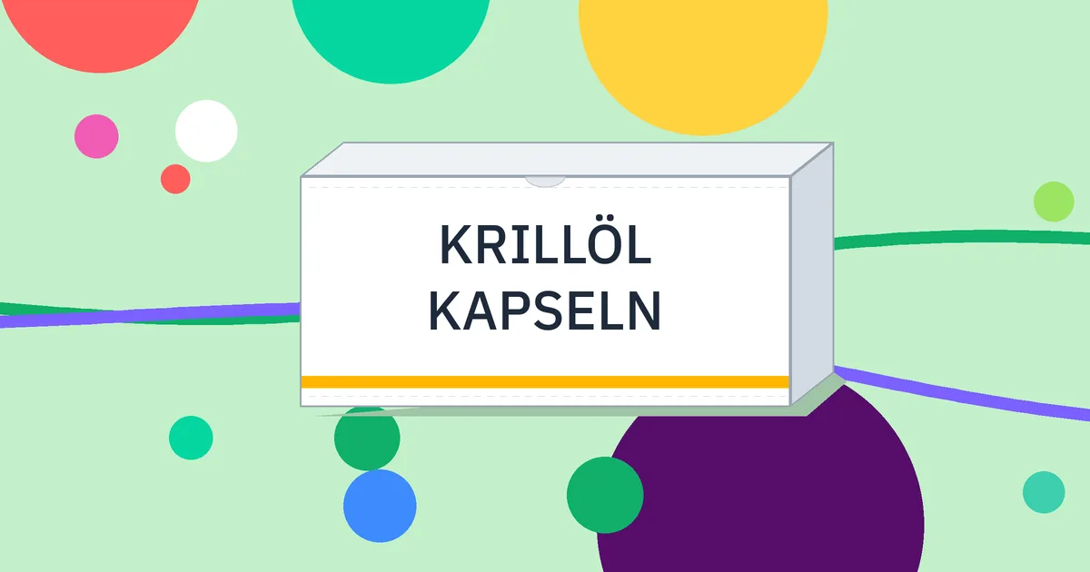 Symbolbild: Packung mit der Aufschrift KRILLÖL KAPSELN (PZN 11541130) – Verfügbarkeit und Bezug in Apotheken in Frankfurt am Main