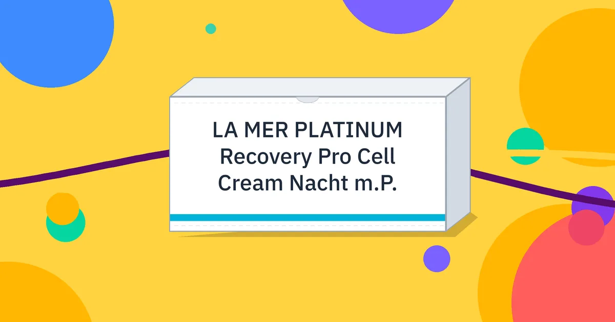 Symbolbild: Packung mit der Aufschrift LA MER PLATINUM Recovery Pro Cell Cream Nacht m.P. (PZN 19280841) – Verfügbarkeit und Bezug in Apotheken in Frankfurt am Main