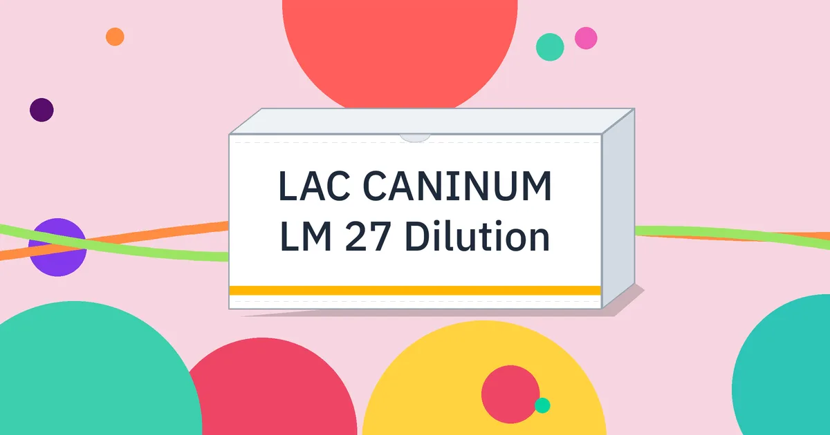 Symbolbild: Packung mit der Aufschrift LAC CANINUM LM 27 Dilution (PZN 12929089) – Verfügbarkeit und Bezug in Apotheken in Frankfurt am Main