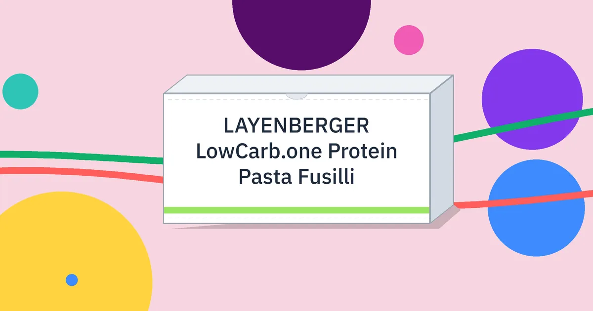 Symbolbild: Packung mit der Aufschrift LAYENBERGER LowCarb.one Protein Pasta Fusilli (PZN 11548474) – Verfügbarkeit und Bezug in Apotheken in Frankfurt am Main