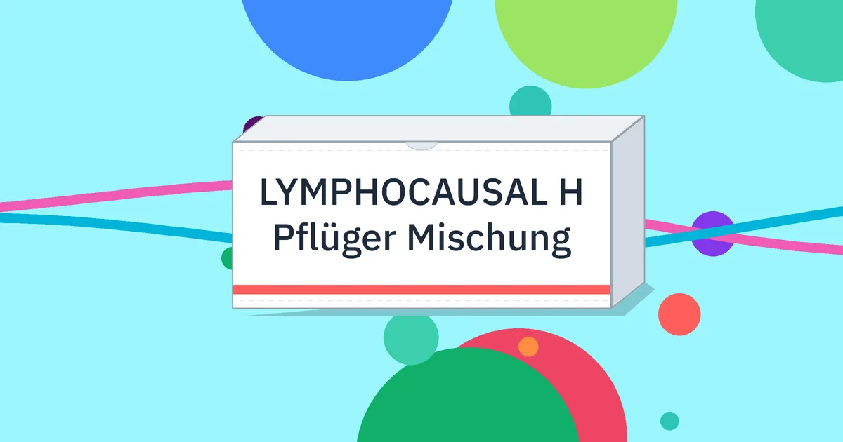 Symbolbild: Packung mit der Aufschrift LYMPHOCAUSAL H Pflüger Mischung (PZN 15892197) – Verfügbarkeit und Bezug in Apotheken in Frankfurt am Main