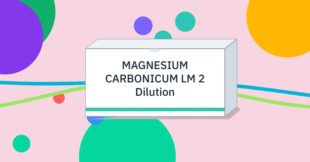 Symbolbild: Packung mit der Aufschrift MAGNESIUM CARBONICUM LM 2 Dilution (PZN 12936936) – Verfügbarkeit und Bezug in Apotheken in Frankfurt am Main