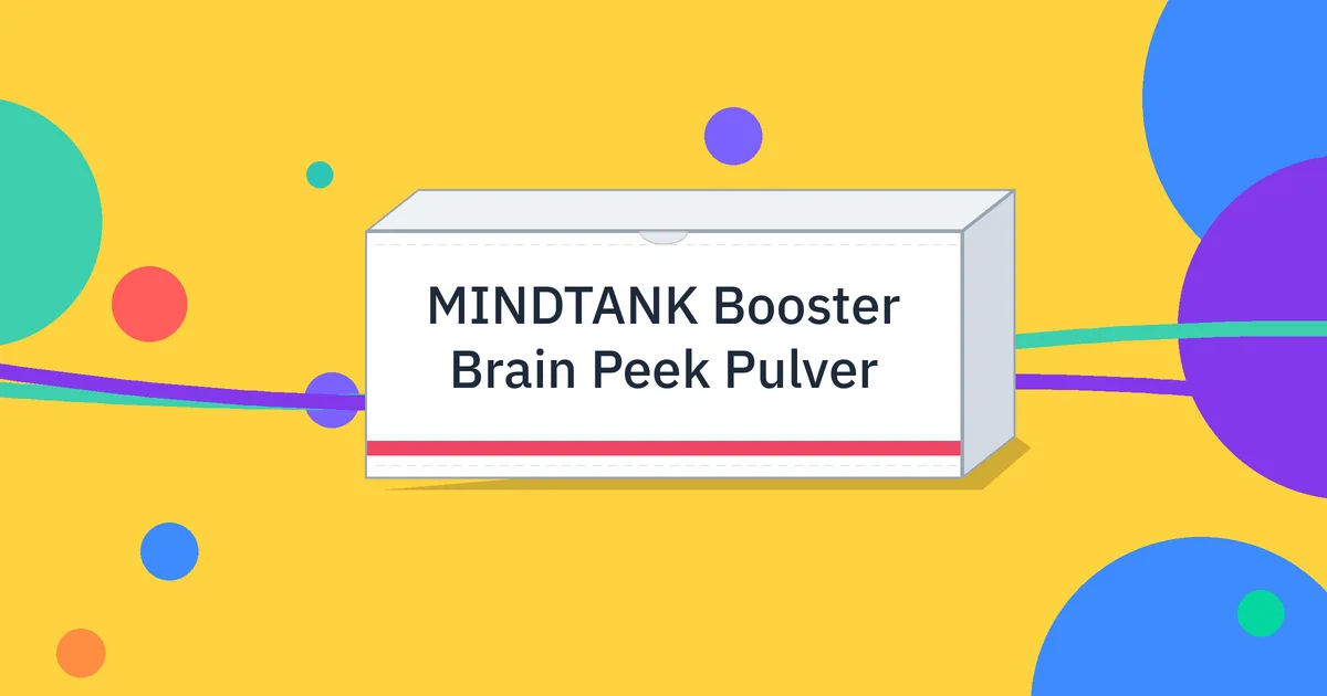 Symbolbild: Packung mit der Aufschrift MINDTANK Booster Brain Peek Pulver (PZN 18882294) – Verfügbarkeit und Bezug in Apotheken in Frankfurt am Main