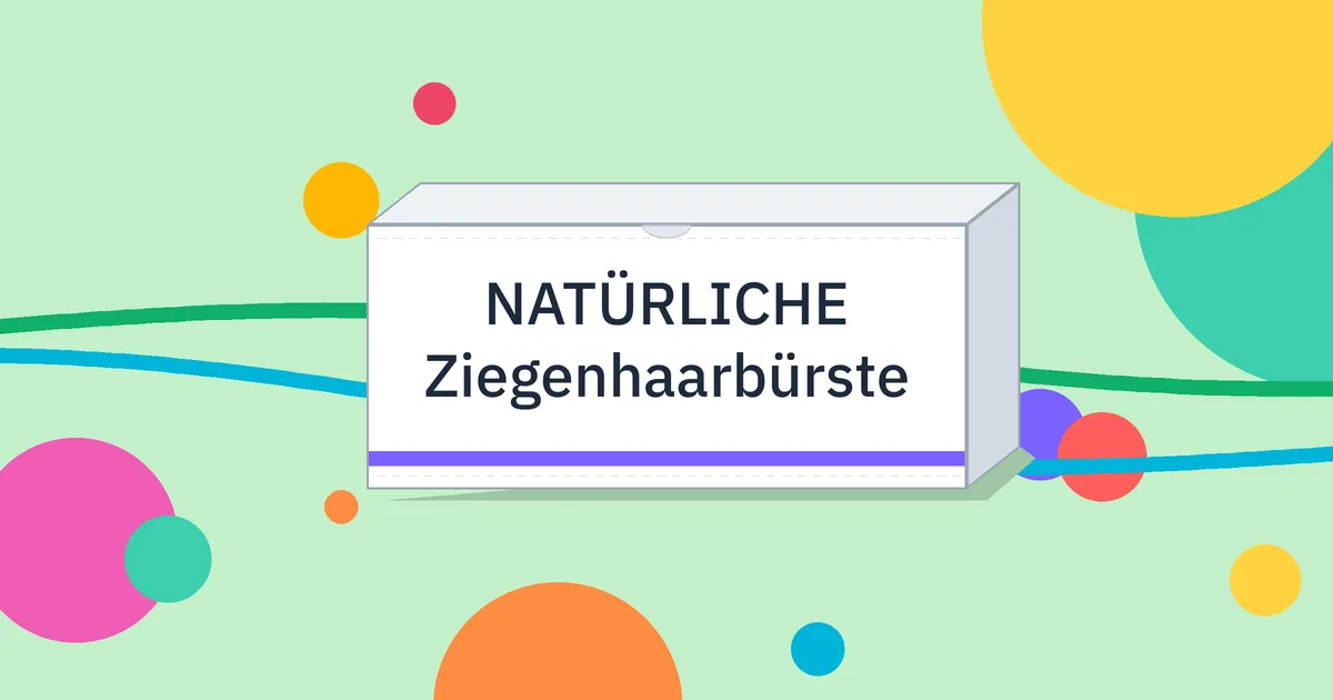 Symbolbild: Packung mit der Aufschrift NATÜRLICHE Ziegenhaarbürste (PZN 17827465) – Verfügbarkeit und Bezug in Apotheken in Frankfurt am Main