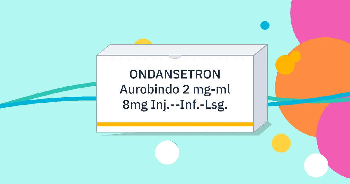 Symbolbild: Packung mit der Aufschrift ONDANSETRON Aurobindo 2 mg-ml 8mg Inj.--Inf.-Lsg. (PZN 13786019) – Verfügbarkeit und Bezug in Apotheken in Frankfurt am Main