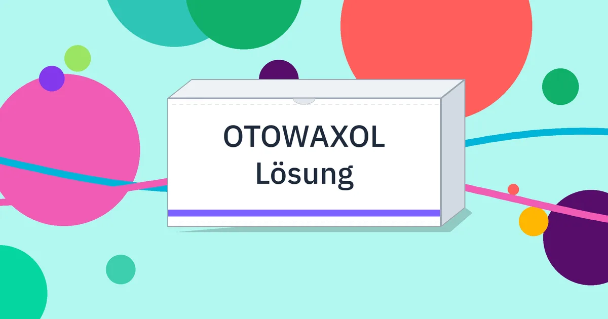 Symbolbild: Packung mit der Aufschrift OTOWAXOL Lösung (PZN 02028296) – Verfügbarkeit und Bezug in Apotheken in Frankfurt am Main