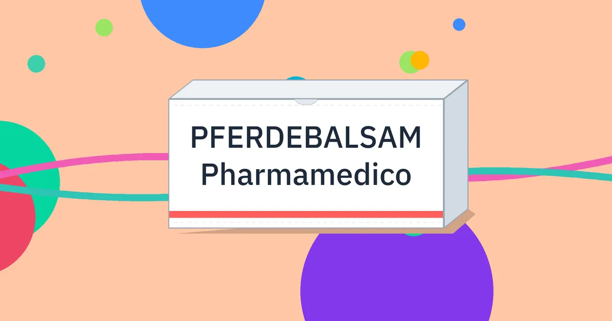 Symbolbild: Packung mit der Aufschrift PFERDEBALSAM Pharmamedico (PZN 19961096) – Verfügbarkeit und Bezug in Apotheken in Frankfurt am Main