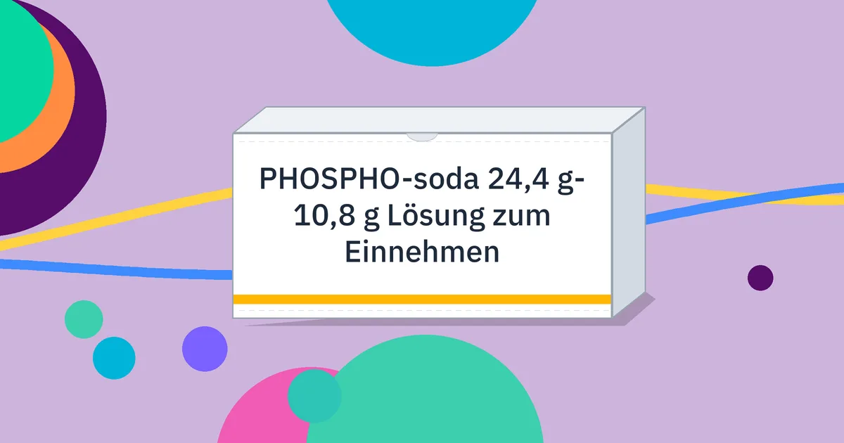 Symbolbild: Packung mit der Aufschrift PHOSPHO-soda 24,4 g-10,8 g Lösung zum Einnehmen (PZN 11288151) – Verfügbarkeit und Bezug in Apotheken in Frankfurt am Main