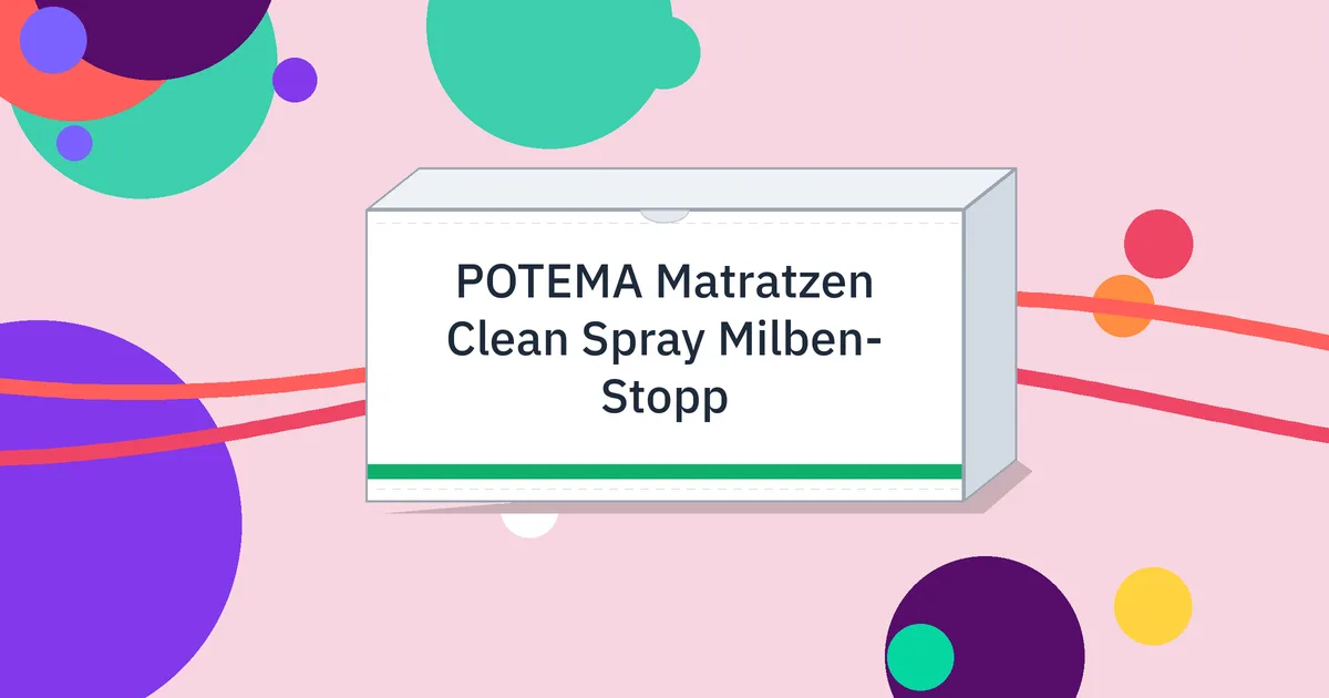 Symbolbild: Packung mit der Aufschrift POTEMA Matratzen Clean Spray Milben-Stopp (PZN 11479247) – Verfügbarkeit und Bezug in Apotheken in Frankfurt am Main