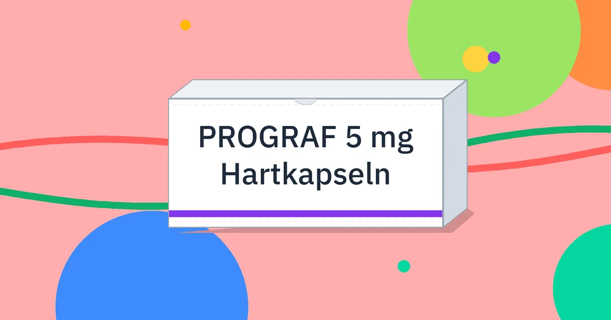 Symbolbild: Packung mit der Aufschrift PROGRAF 5 mg Hartkapseln (PZN 19075408) – Verfügbarkeit und Bezug in Apotheken in Frankfurt am Main