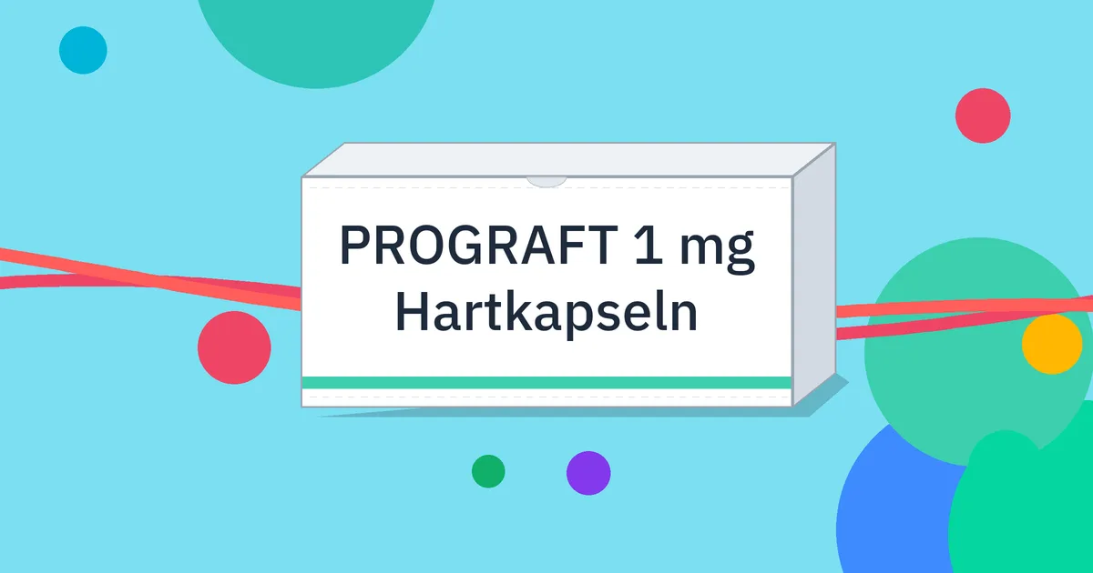 Symbolbild: Packung mit der Aufschrift PROGRAFT 1 mg Hartkapseln (PZN 19769826) – Verfügbarkeit und Bezug in Apotheken in Frankfurt am Main