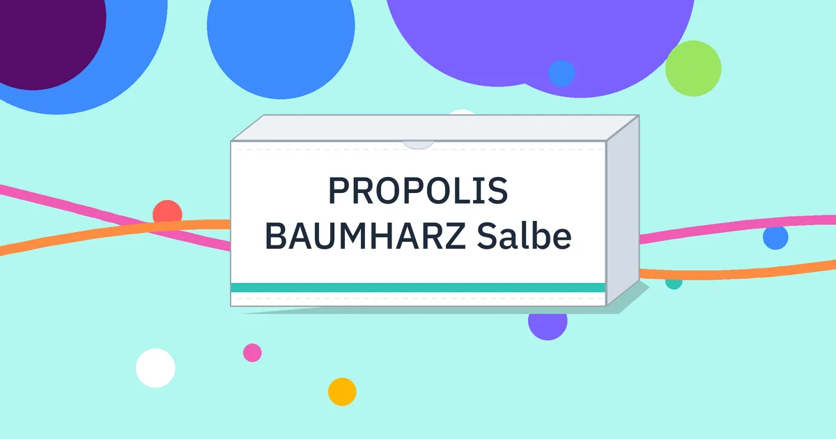 Symbolbild: Packung mit der Aufschrift PROPOLIS BAUMHARZ Salbe (PZN 02588919) – Verfügbarkeit und Bezug in Apotheken in Frankfurt am Main
