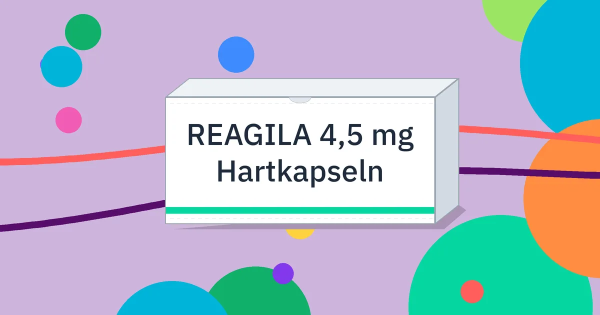 Symbolbild: Packung mit der Aufschrift REAGILA 4,5 mg Hartkapseln (PZN 18761716) – Verfügbarkeit und Bezug in Apotheken in Frankfurt am Main