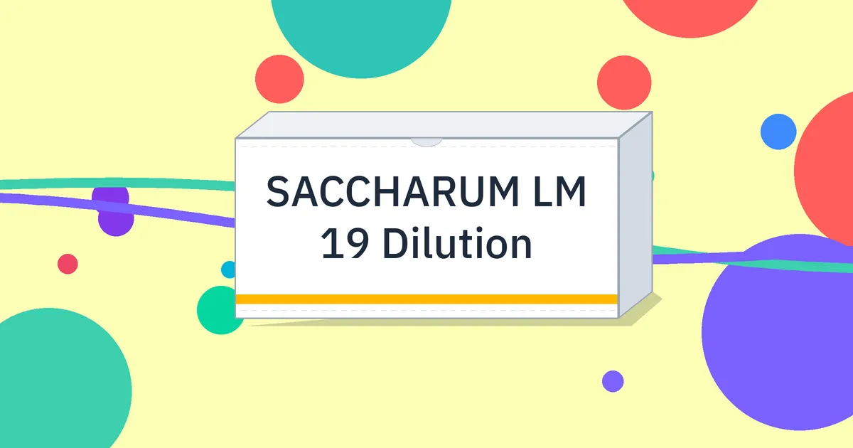 Symbolbild: Packung mit der Aufschrift SACCHARUM LM 19 Dilution (PZN 13176338) – Verfügbarkeit und Bezug in Apotheken in Frankfurt am Main