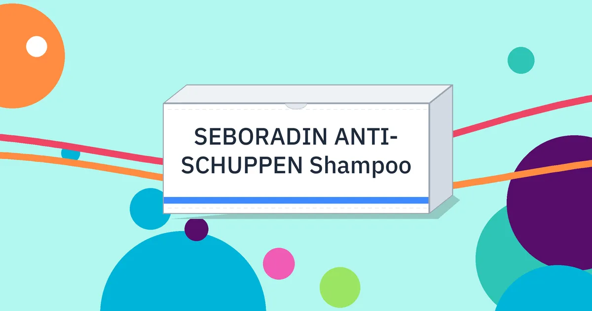 Symbolbild: Packung mit der Aufschrift SEBORADIN ANTI-SCHUPPEN Shampoo (PZN 18402609) – Verfügbarkeit und Bezug in Apotheken in Frankfurt am Main