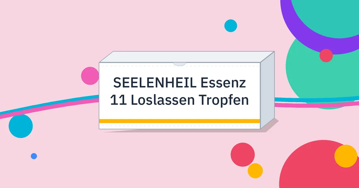 Symbolbild: Packung mit der Aufschrift SEELENHEIL Essenz 11 Loslassen Tropfen (PZN 13358157) – Verfügbarkeit und Bezug in Apotheken in Frankfurt am Main