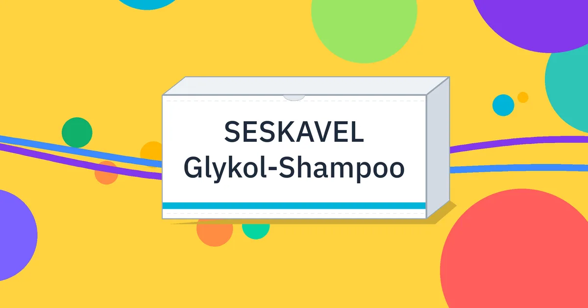 Symbolbild: Packung mit der Aufschrift SESKAVEL Glykol-Shampoo (PZN 18022396) – Verfügbarkeit und Bezug in Apotheken in Frankfurt am Main